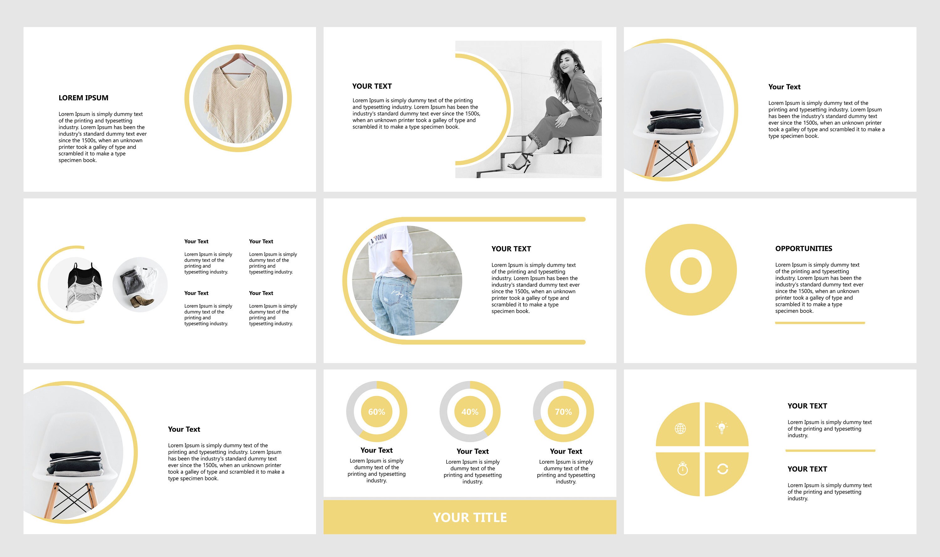 Plantilla de PowerPoint minimalista moderna y limpia | Etsy