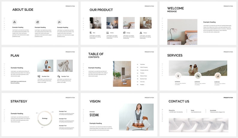 Creative and Modern Magazine Style Powerpoint Presentation Template ...