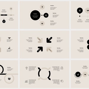 Beige Powerpoint Presentation Template, Minimal Modern Presentation ...