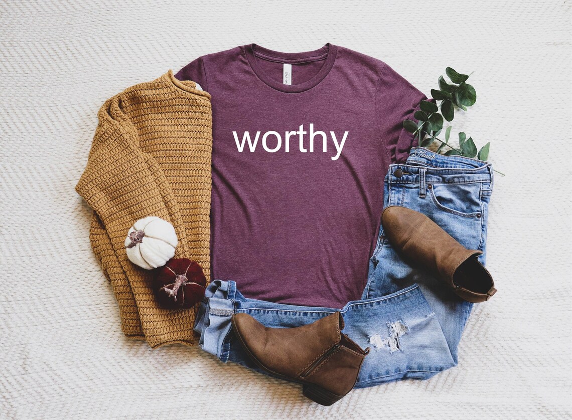 Worthy shirt You are Worthy Tshirt Christian Shirts Made | Etsy