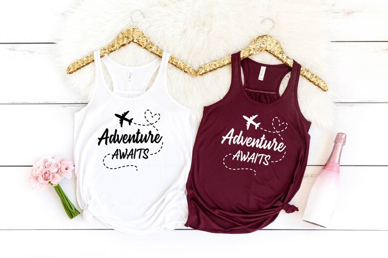 Adventure Awaitsadventure Tankadventure Shirtcamping - Etsy