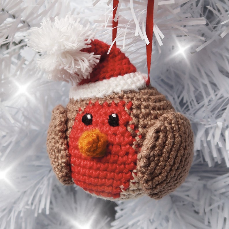 Crochet Pattern Bundle, Christmas Bauble Set: Santa Claus, Mrs Claus ...