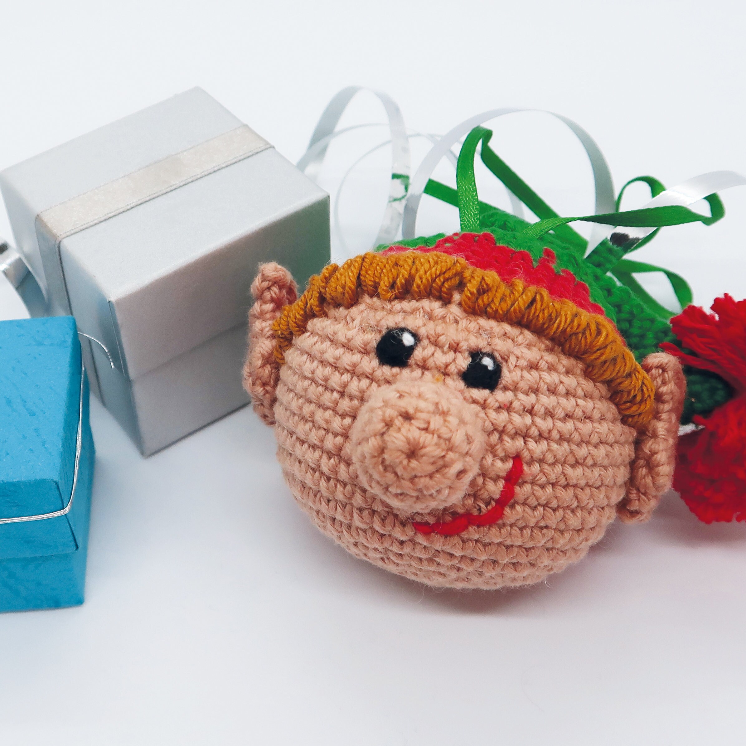 Elf Bauble Crochet Pattern, Amigurumi Christmas Tree Decoration - Etsy