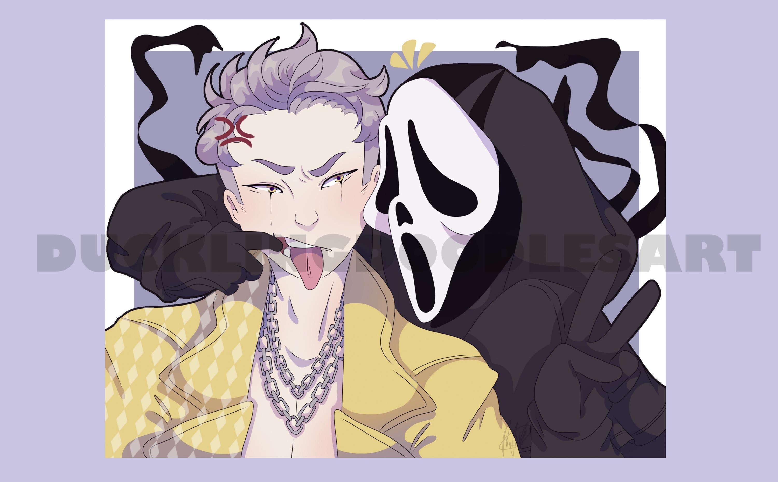 Ghostface and Trickster Vinyl Sticker - Etsy