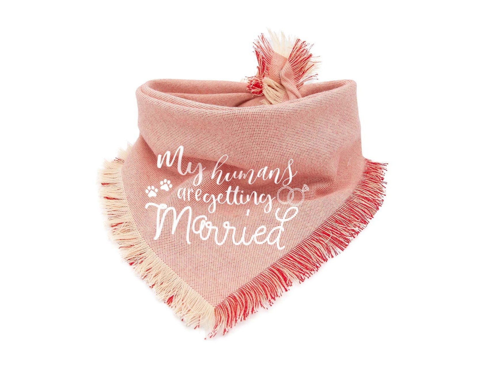 Custom Wedding Bandana My Humans Are Getting Married Wedding - Etsy