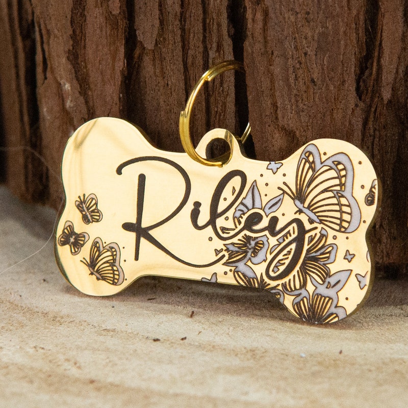 Small Dog Tag - Etsy
