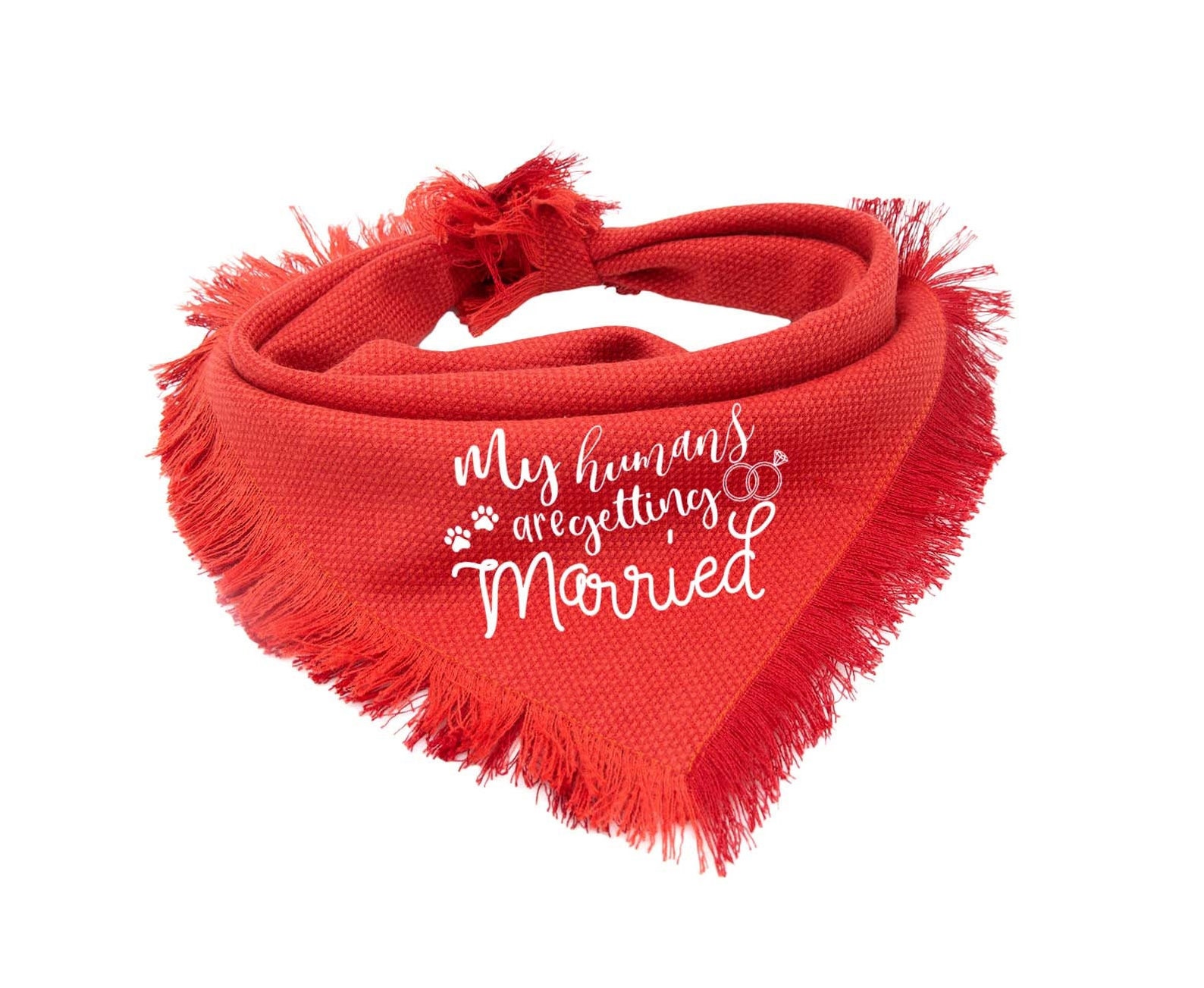 Custom Wedding Bandana My Humans Are Getting Married Wedding - Etsy
