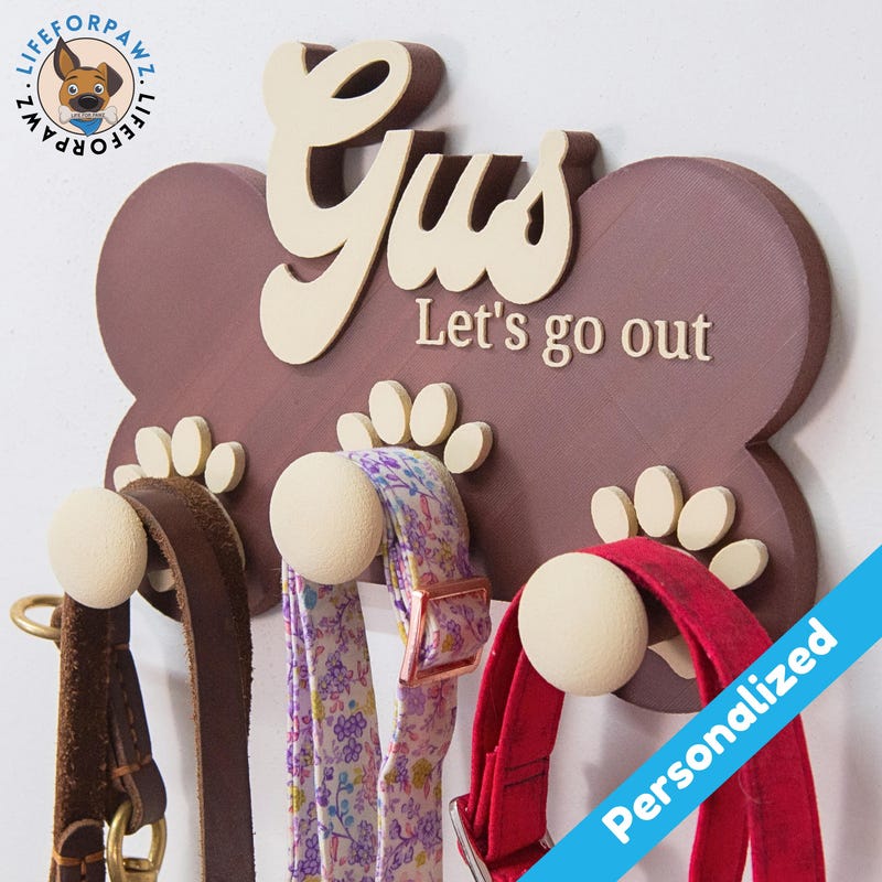 Dog Leash Rack - Etsy