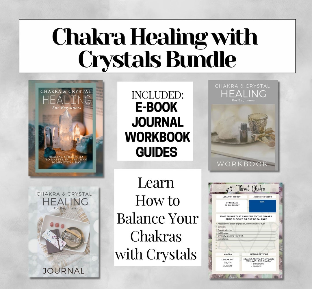 Chakra Healing Workbook Chakras Journal Crystal Healing - Etsy