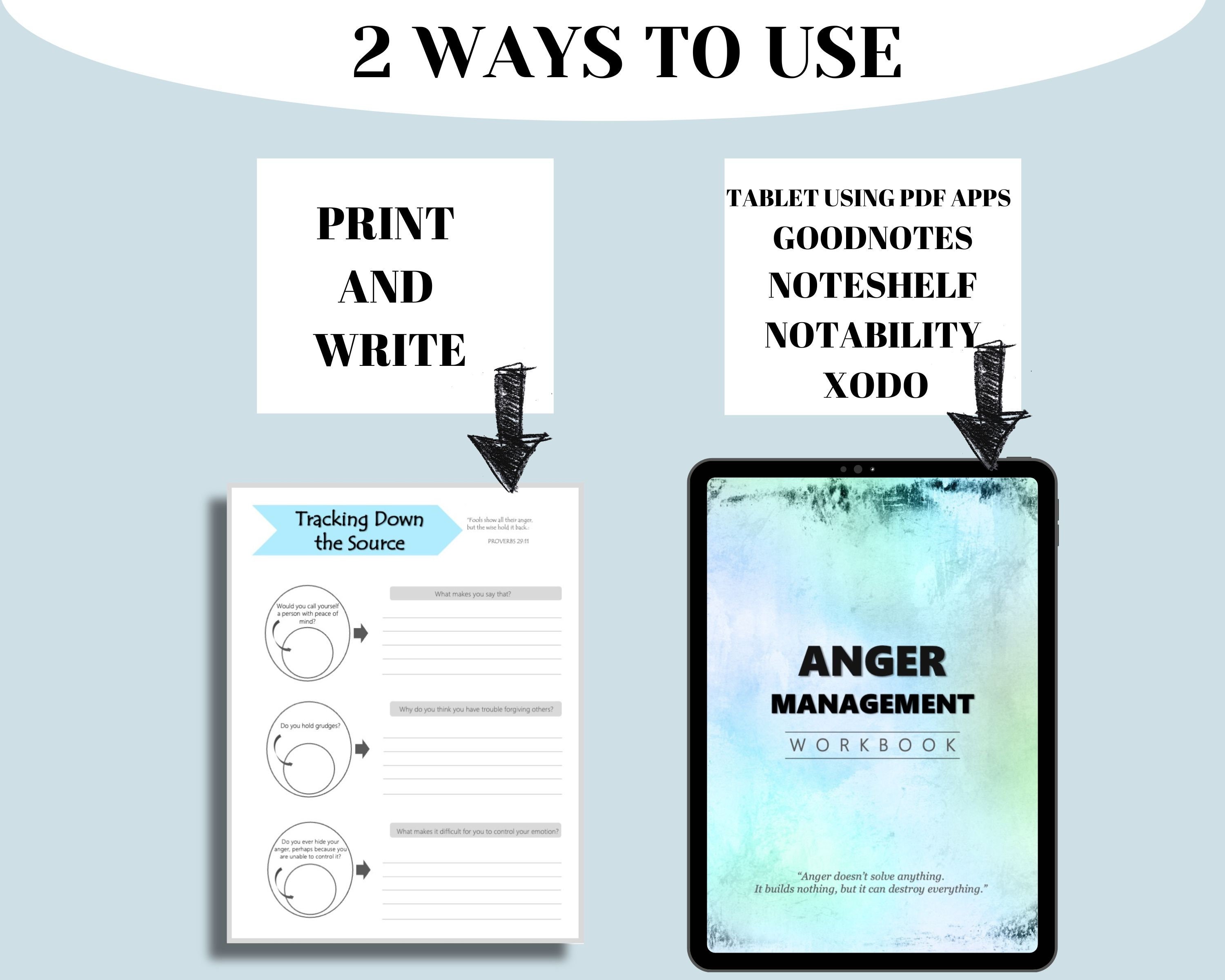 Anger Management Therapy Journal Emotional Intelligence Anger Issues