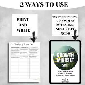 Growth Mindset, Mindset Journal, Growth Mindset for Teens Adults ...