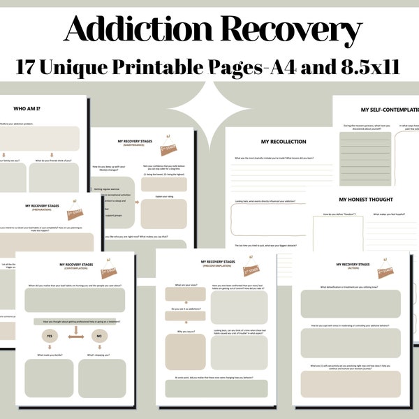 Recovery Journal - Etsy