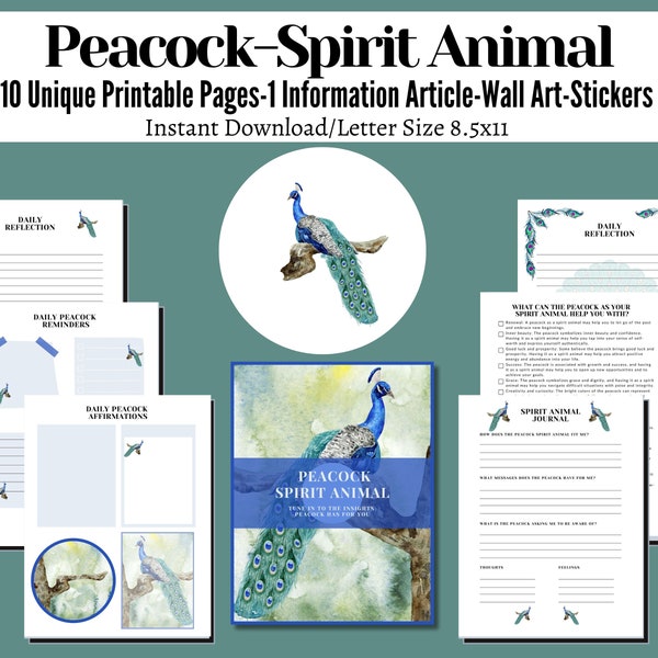 Animal Guide Art - Etsy
