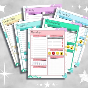 ADHD Planner for Teens | Focus & Productivity Printable | Teen ...