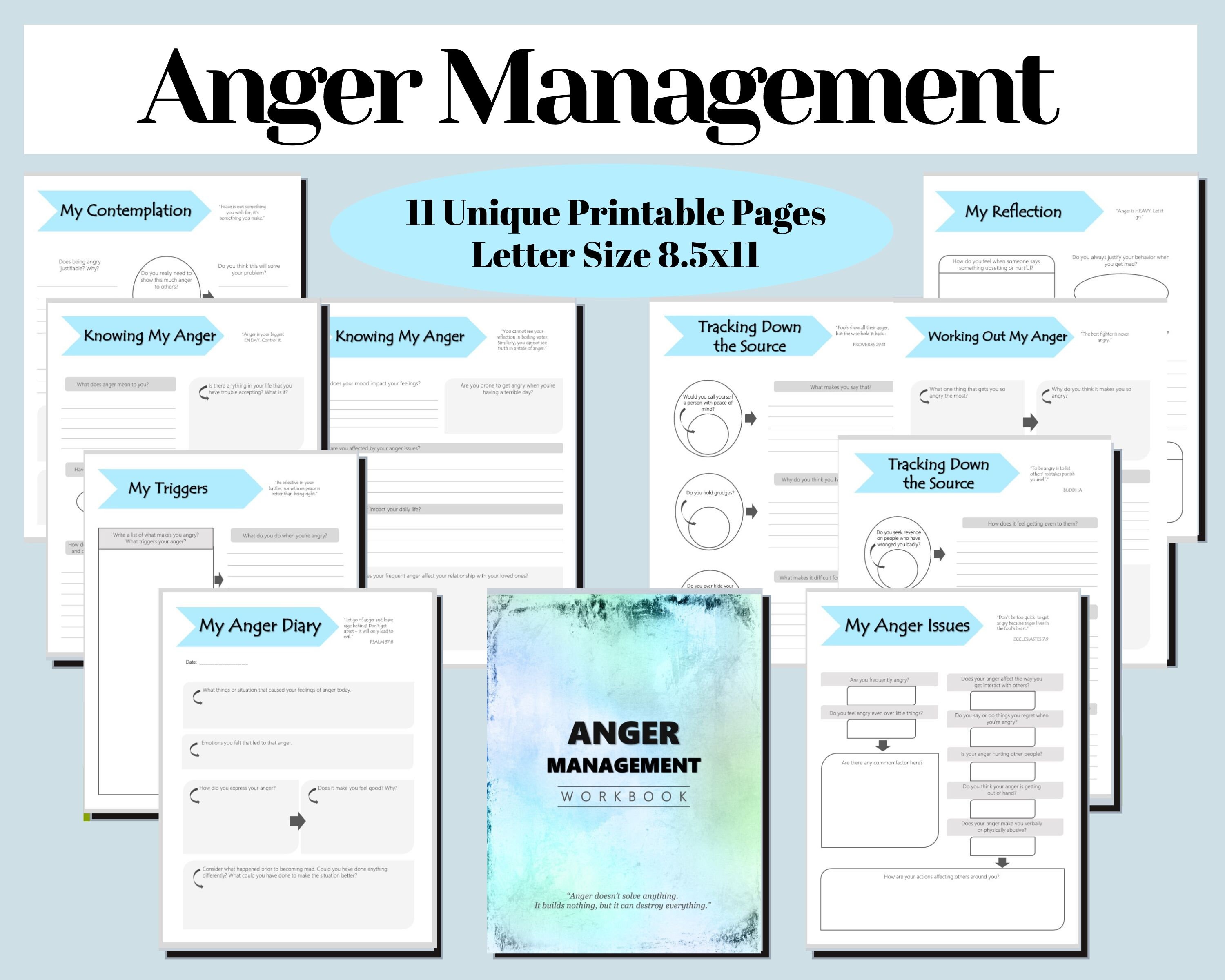 Anger Management, Therapy Journal, Emotional Intelligence, Anger Issues ...