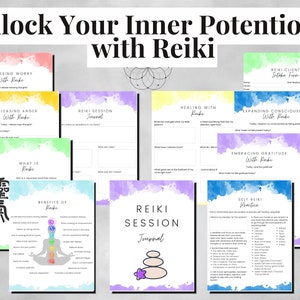 Reiki Journal for Self Healing, Energy Healing, Holistic Wellness ...