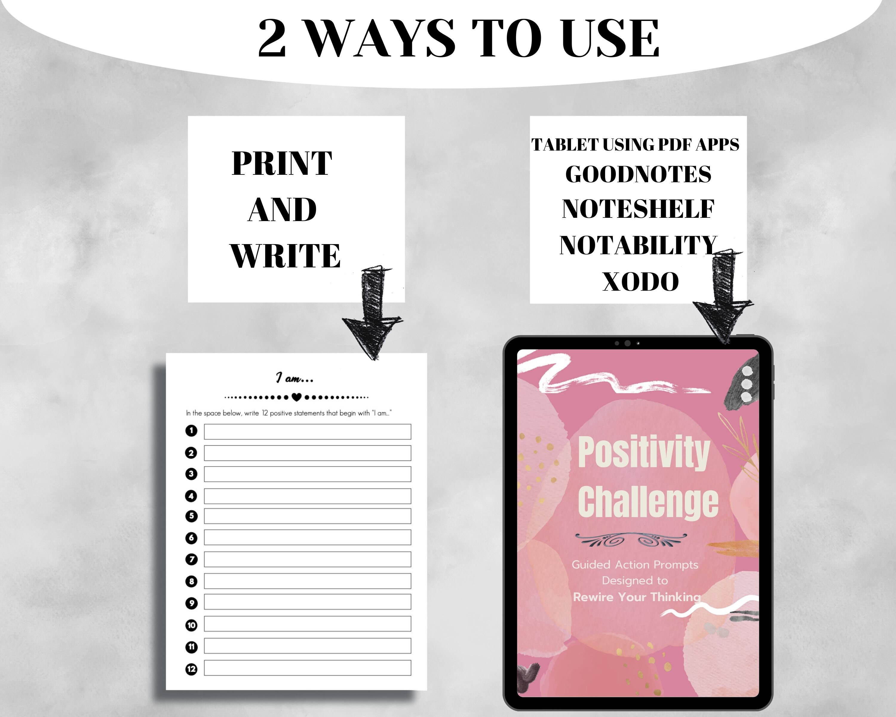 Anxiety Journal, Growth Mindset Journal, Mindset Therapy, Wellness ...