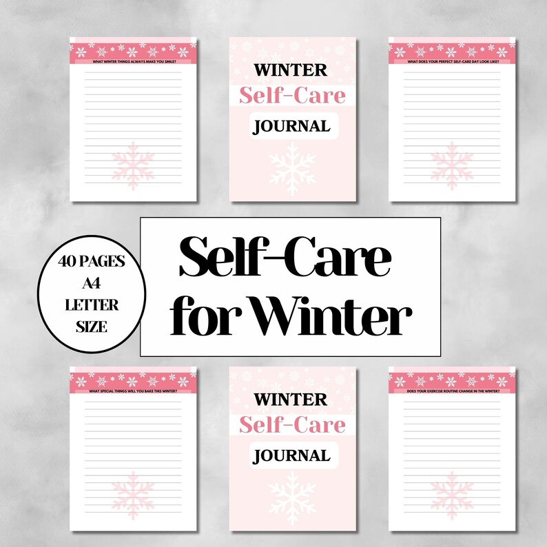 Self-care Planner Printable, Self-love Journal, Mental Health Worksheet ...