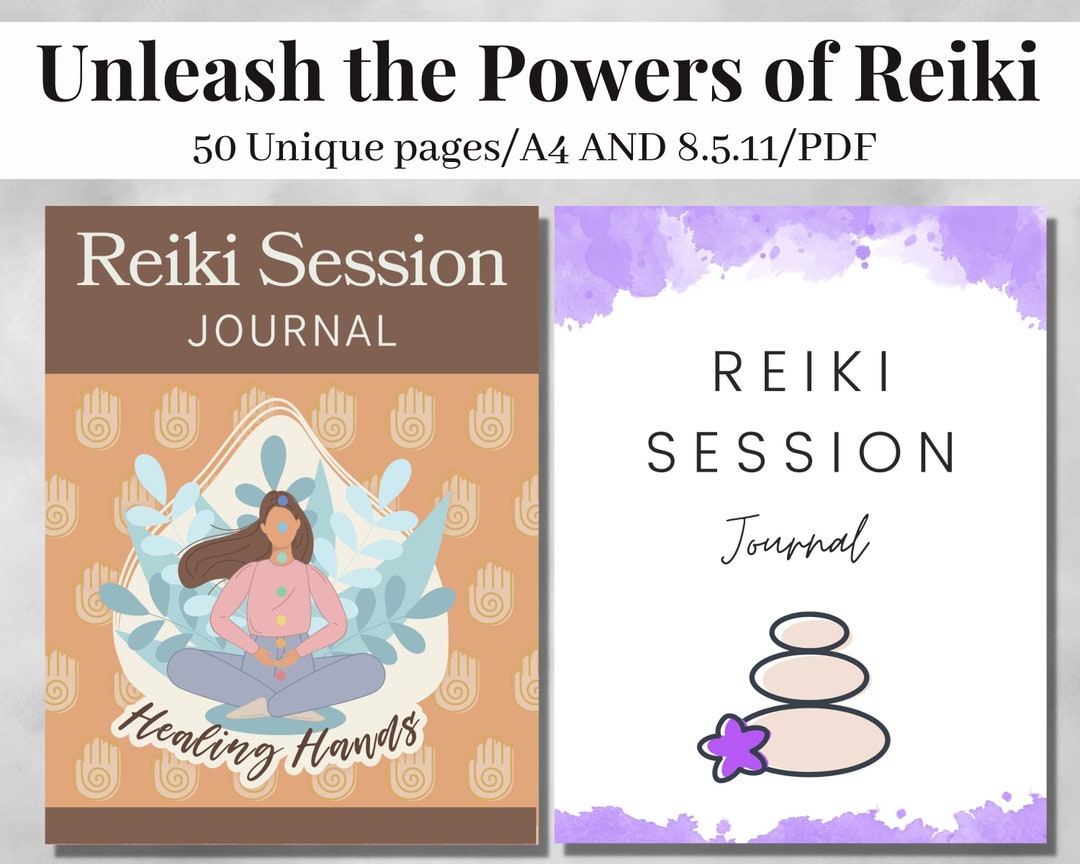 Reiki Journal for Self Healing, Energy Healing, Holistic Wellness ...