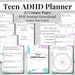 ADHD Planner for Teens | Focus & Productivity Printable | Teen ...