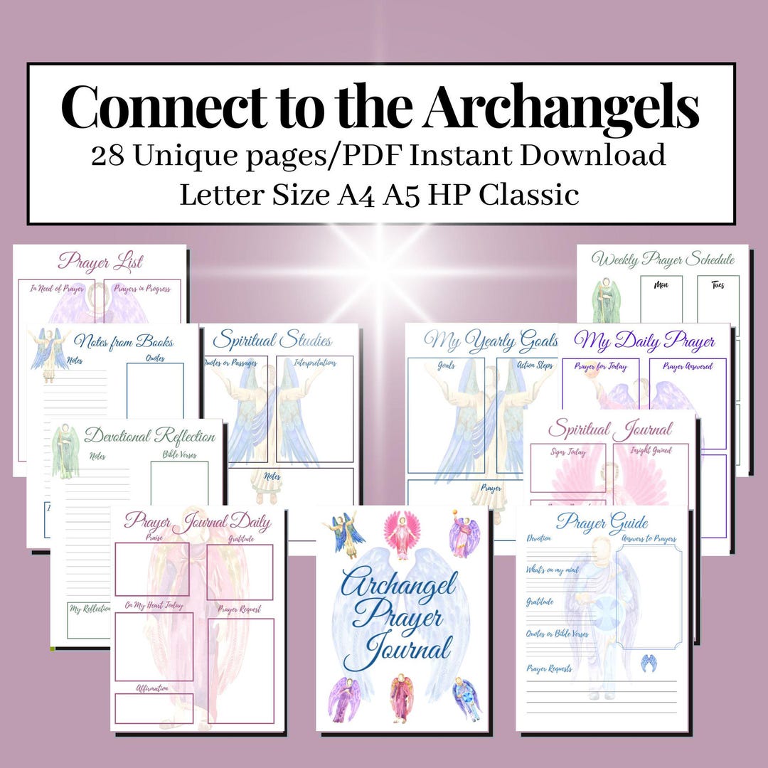 Spiritual Planner, Prayer Journal, Angel Journal, Gratitude Journal ...