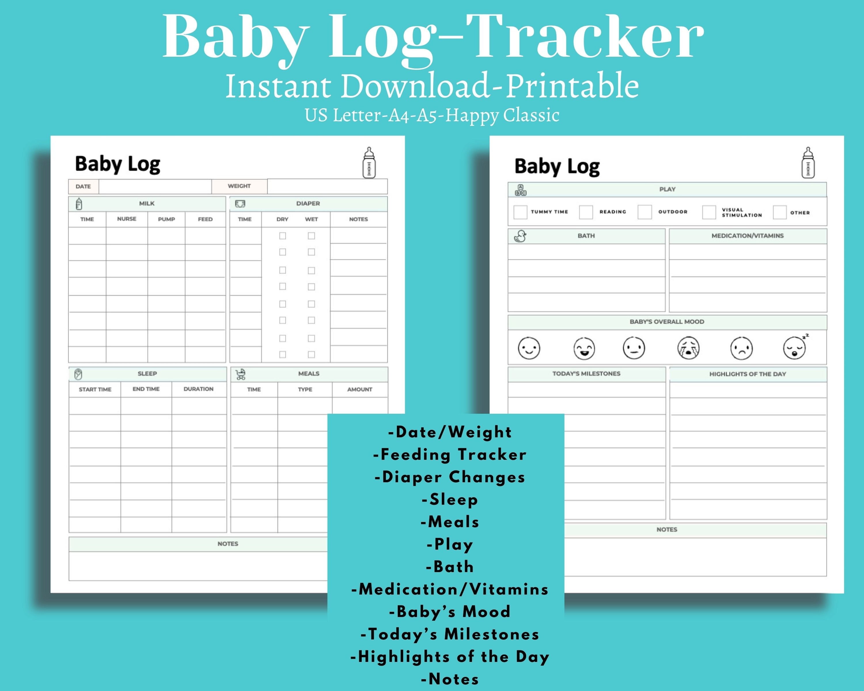 Baby tracker newborn log app - showsrilly