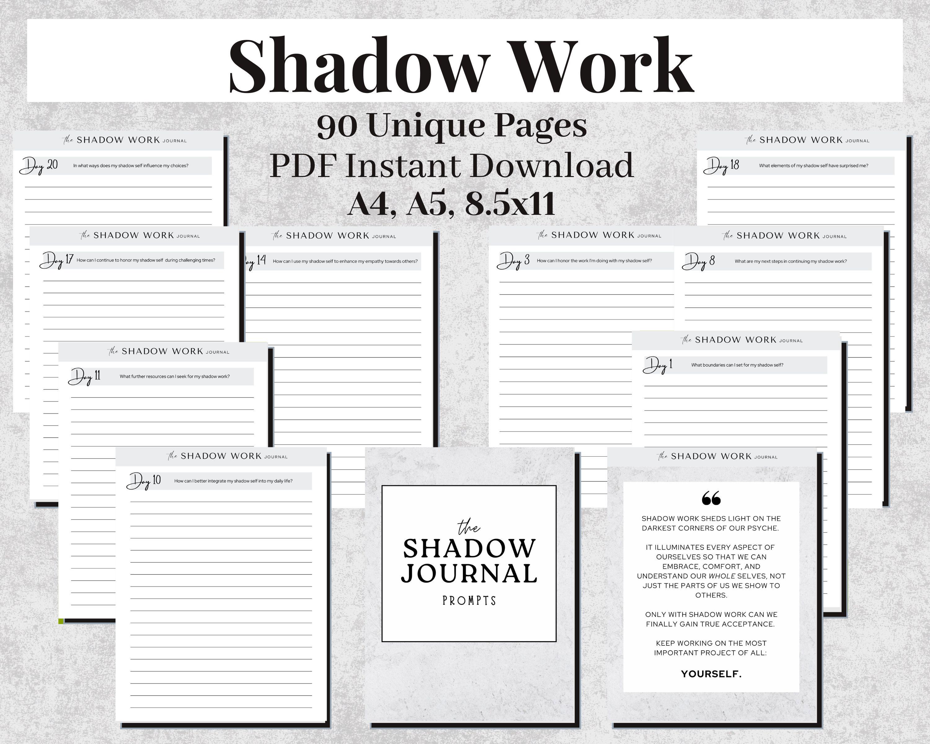 Embrace Your Inner Self: Shadow Work Journal for Personal Growth Mental ...
