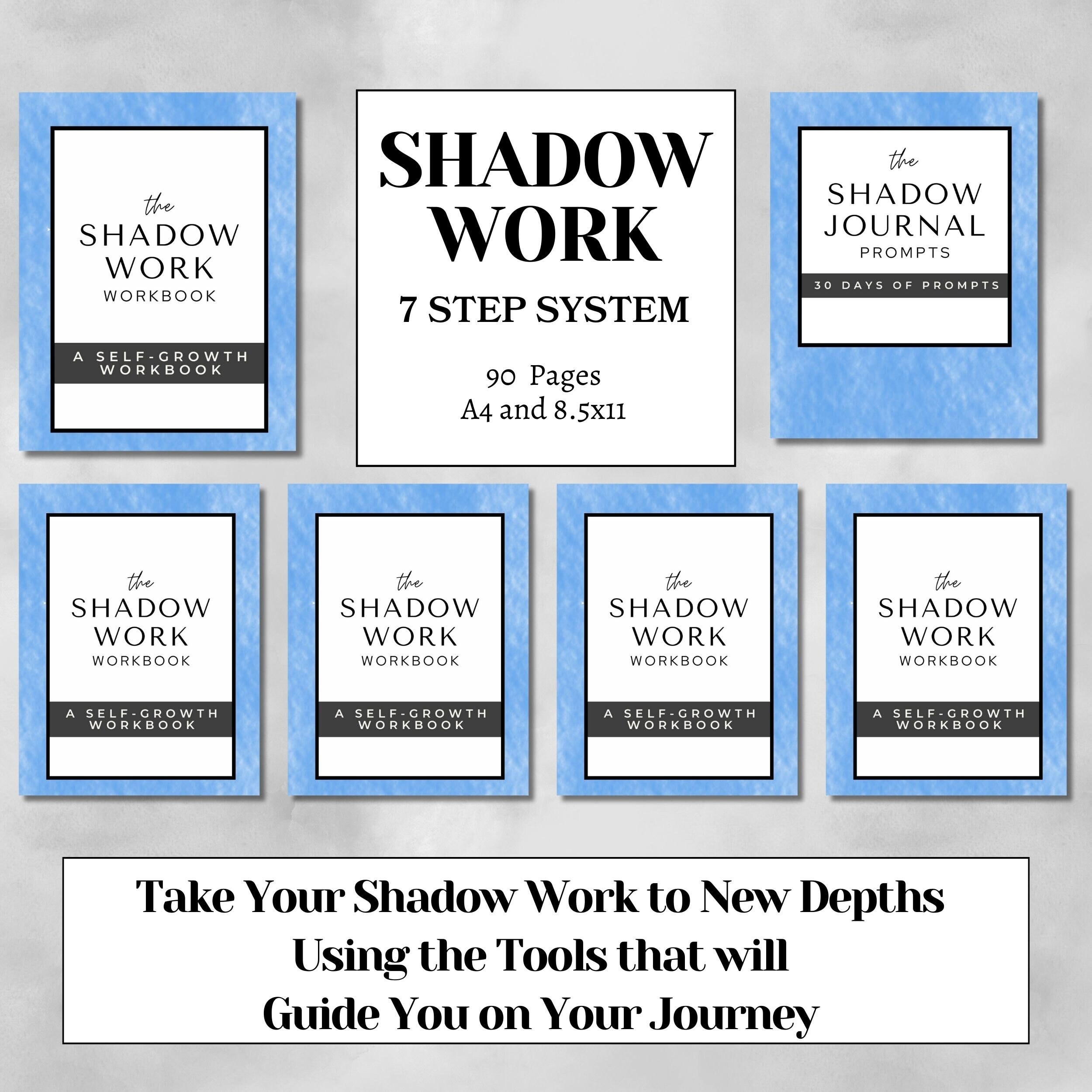 Shadow Work Guide: Transformative 7-step System PDF for Personal Growth and Self-discovery ...