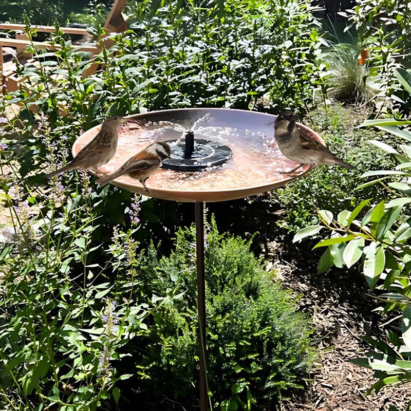Mosaic Bird Fountain - Etsy