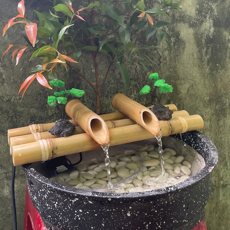 Bamboo Water Fountains Outdoor - Etsy