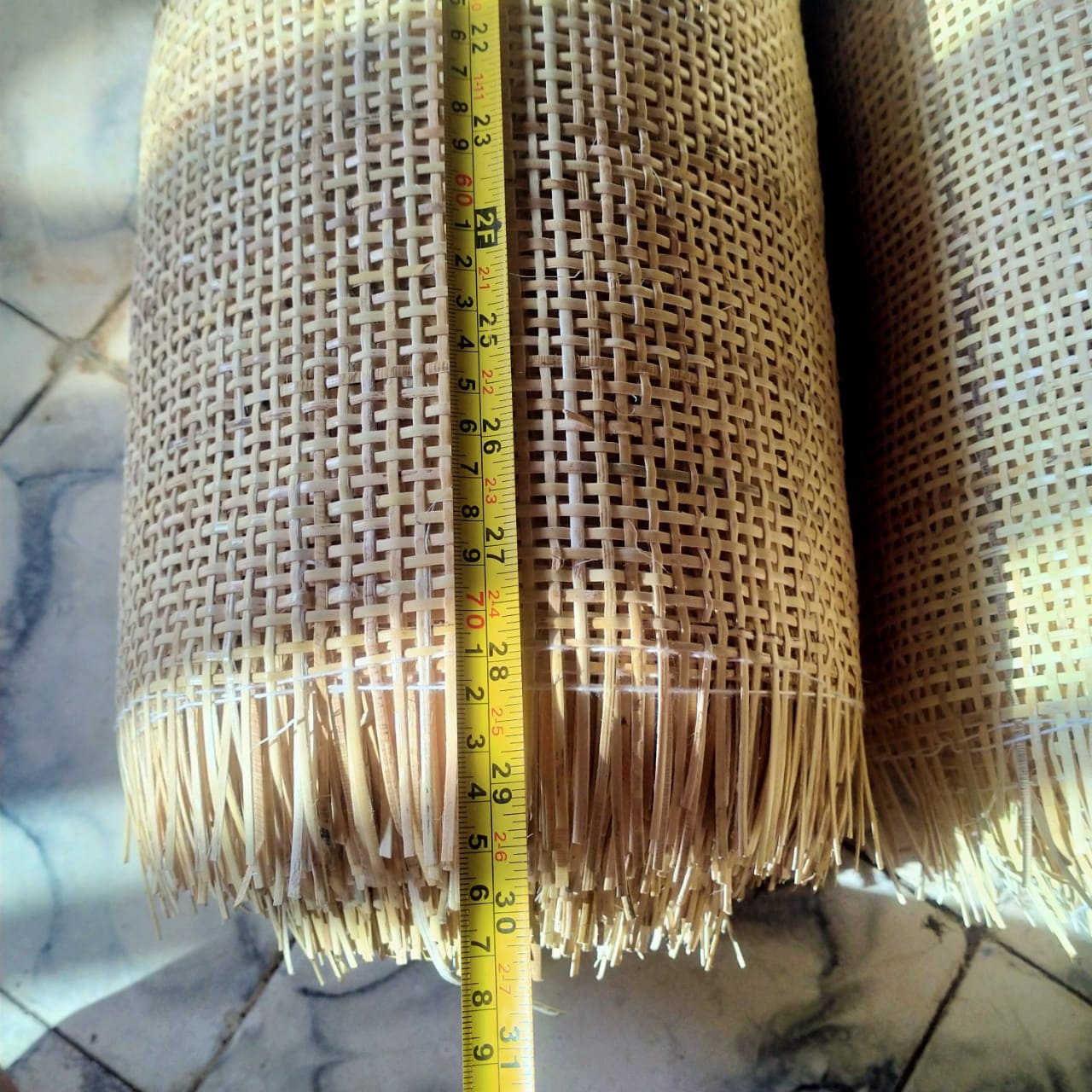 Rattan Cane Webbing Square Natural Rattan Woven Roll - Etsy