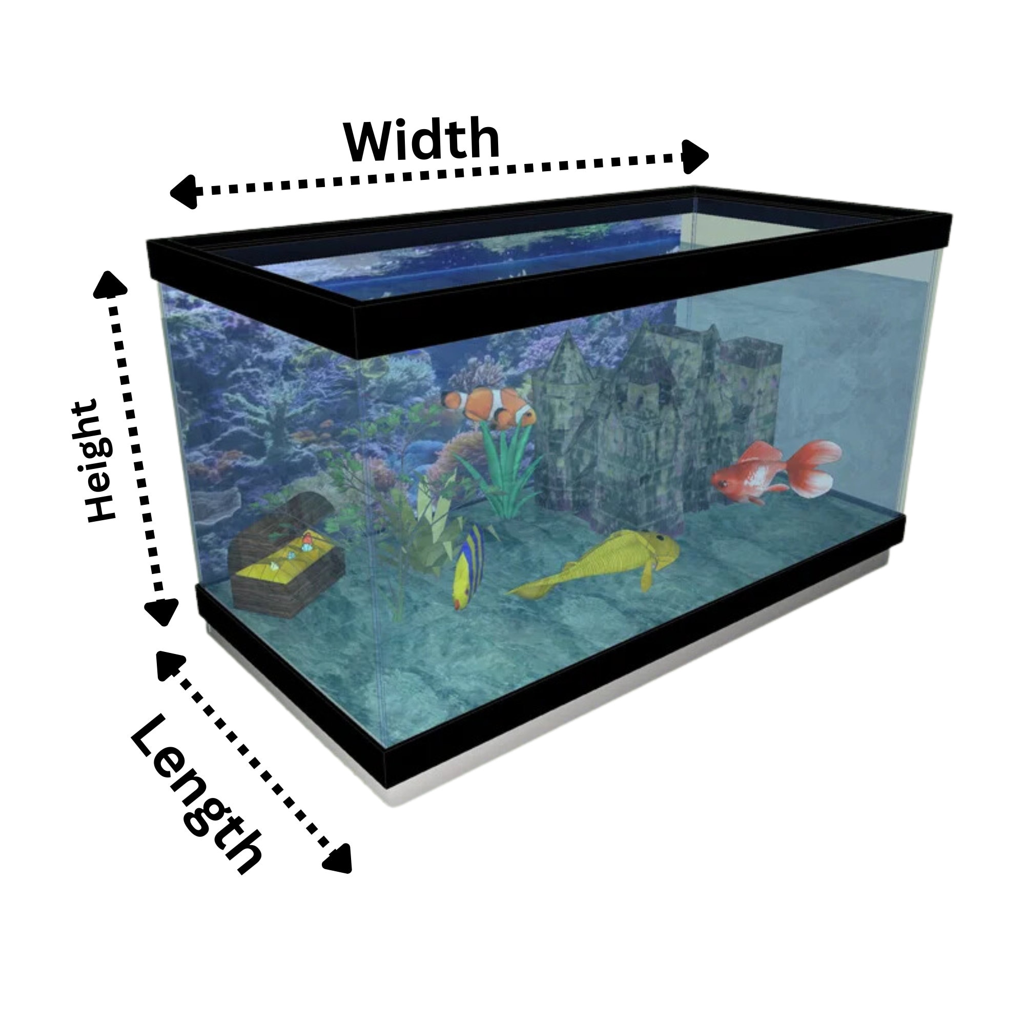 Jurassic Park Fish Tank Background Terrarium, Reptile Vivarium ...