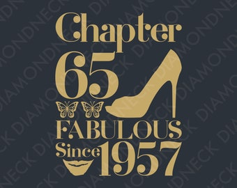 65th Birthday Svg | Etsy