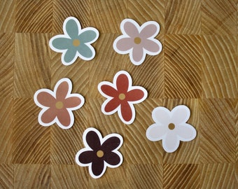Simple Flower Stickers - Etsy