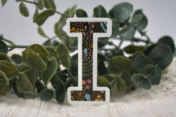 Letter I Sticker 2.5 X 1.2 Inches Alphabet Stickers Letter - Etsy