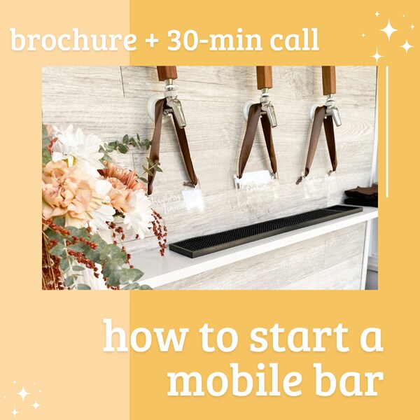 Mobile Bar Brochure - Etsy