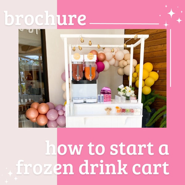 Mobile Bar Brochure - Etsy