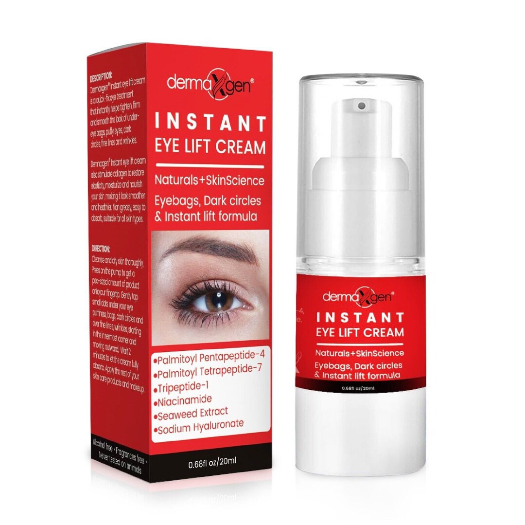 Dermaxgen® Instant Eye Bag Remover Dark Circles Crows Feet Anti Aging 20 Ml Etsy
