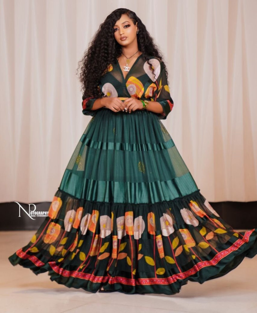 ETHIOPIAN CHIFFON DRESS - Etsy