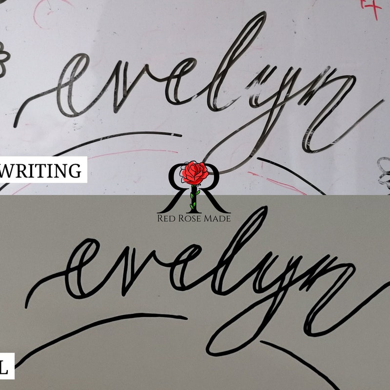 Handwriting Sticker - Etsy