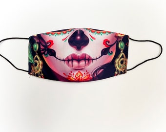 Catrina Face Mask | Etsy