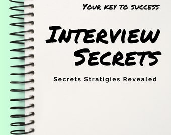Modern Interview Tips & Tricks S E-book | Handbook, Digital Guide, E ...