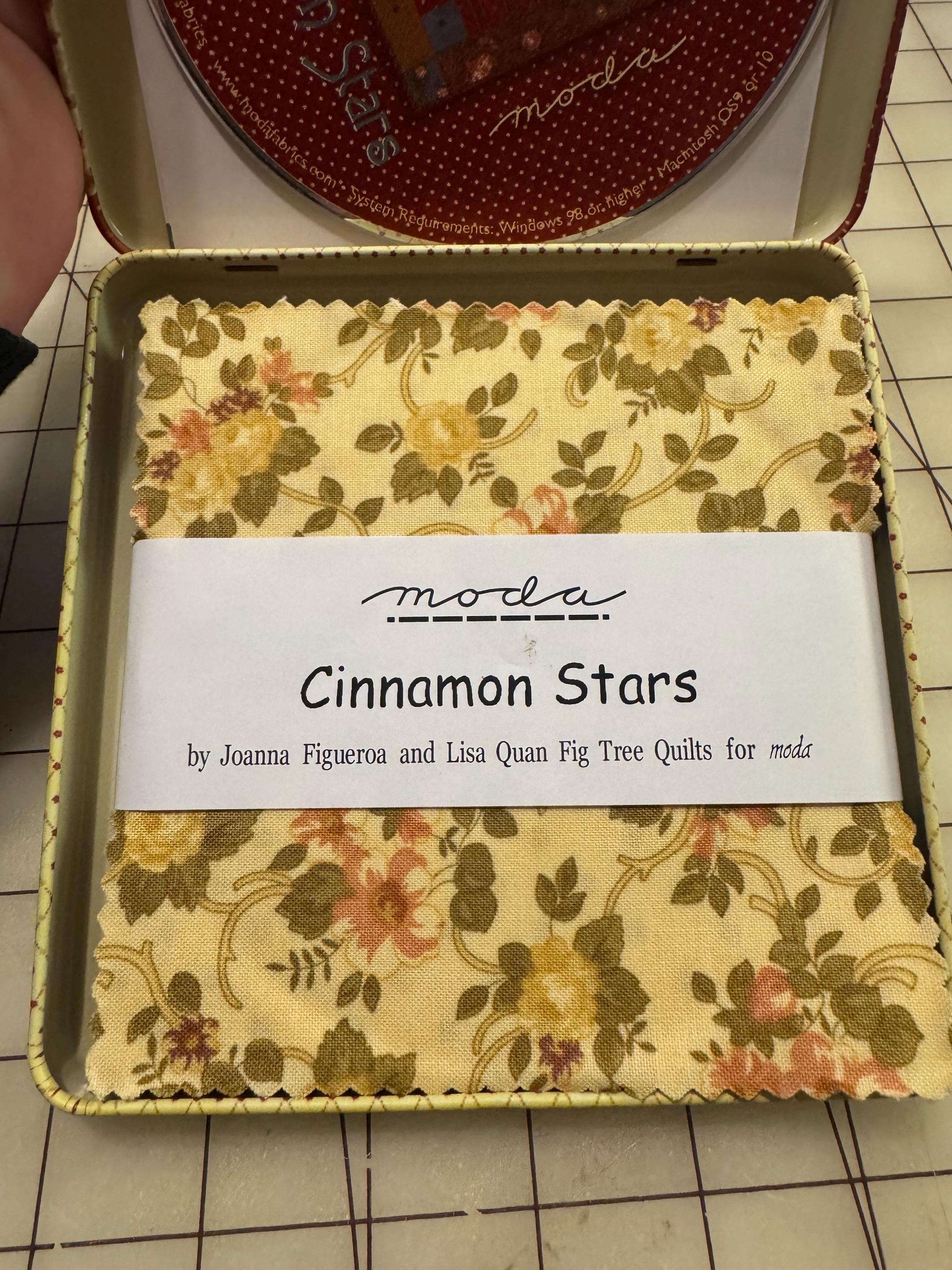 Cinnamon Stars by Figueroa & Quan Fig Tree Quilts 5” Stacker Charm Pack ...