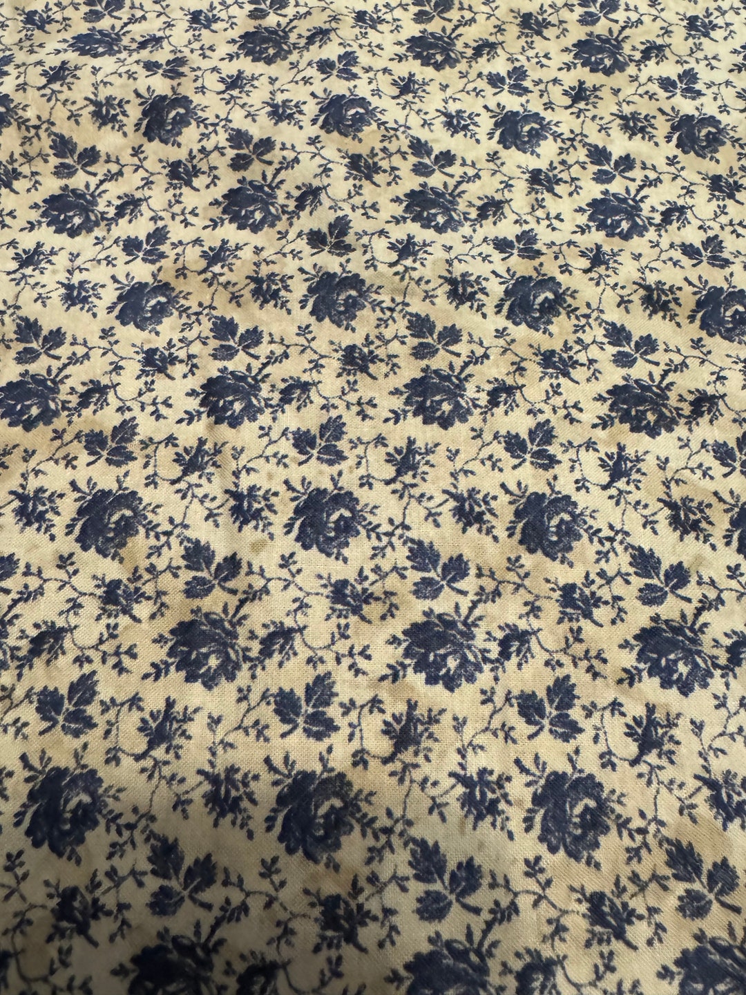 1/2 Yd Vintage Allover Floral Print Calico Cotton Fabric - Etsy