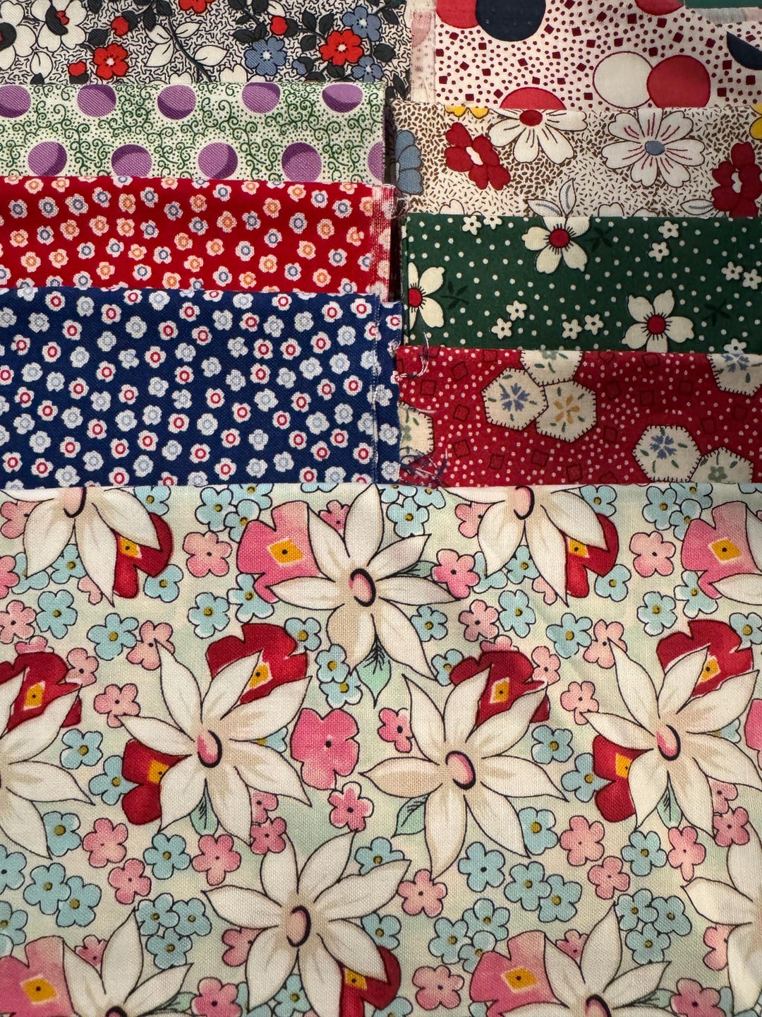 Fat Quarter 30’s Reproduction Print Cotton Fabric - Etsy