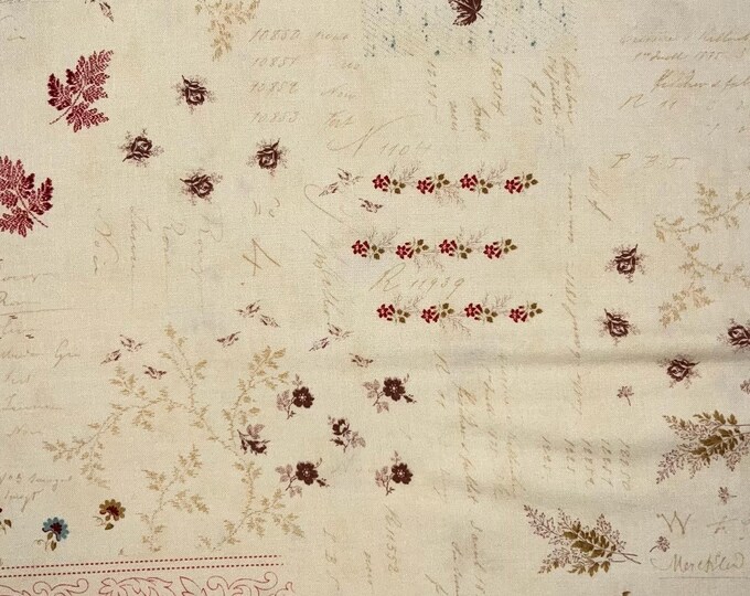 17 “ Atelier” Floral Print by 3 Sisters for Moda Cotton Fabric - Etsy