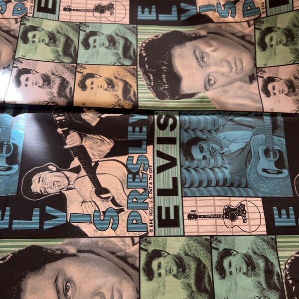 Elvis Fabric - Etsy