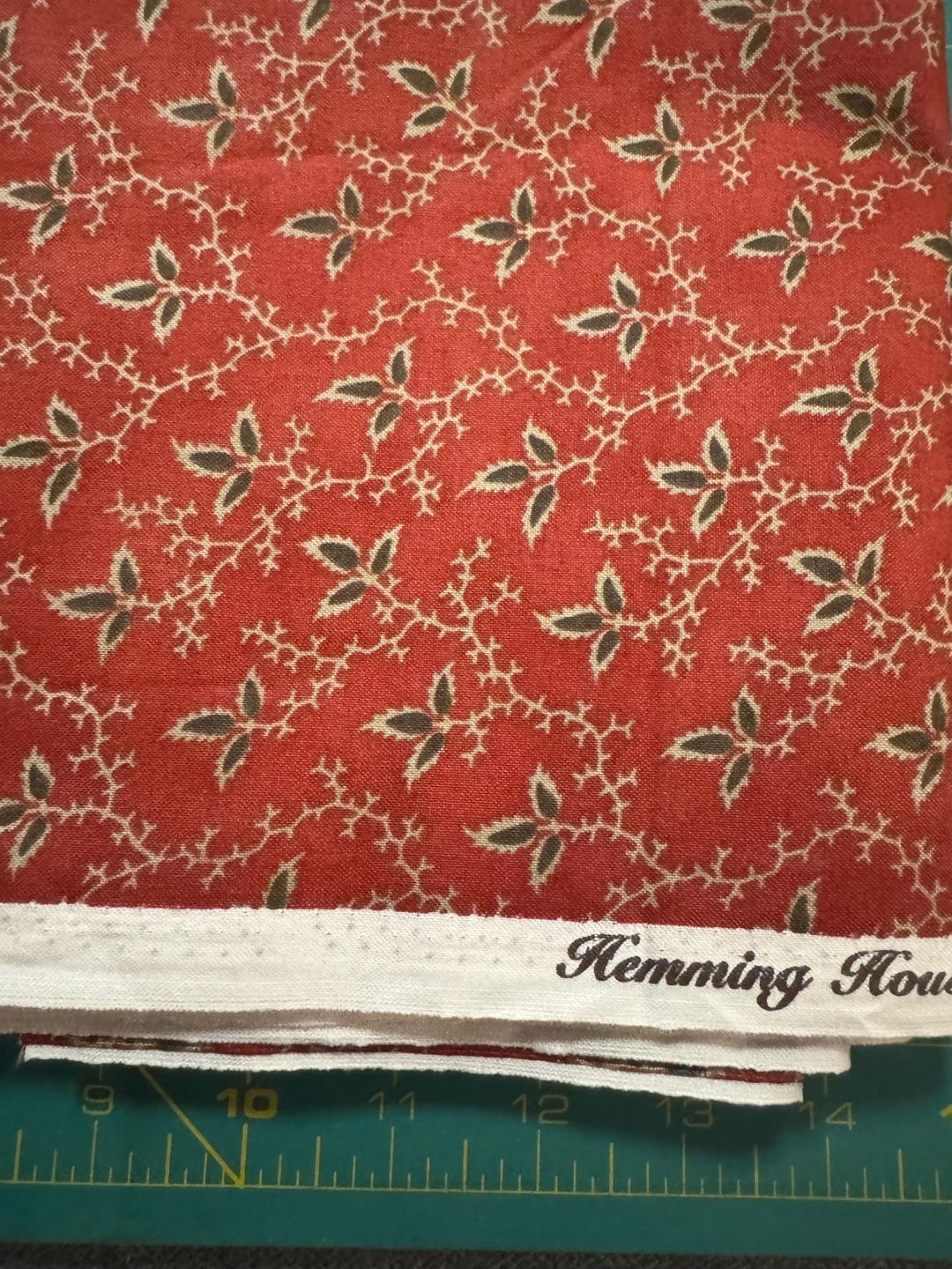 1/2 Yd “hemming House ” by Brannock and Patek Reproduction Print for ...