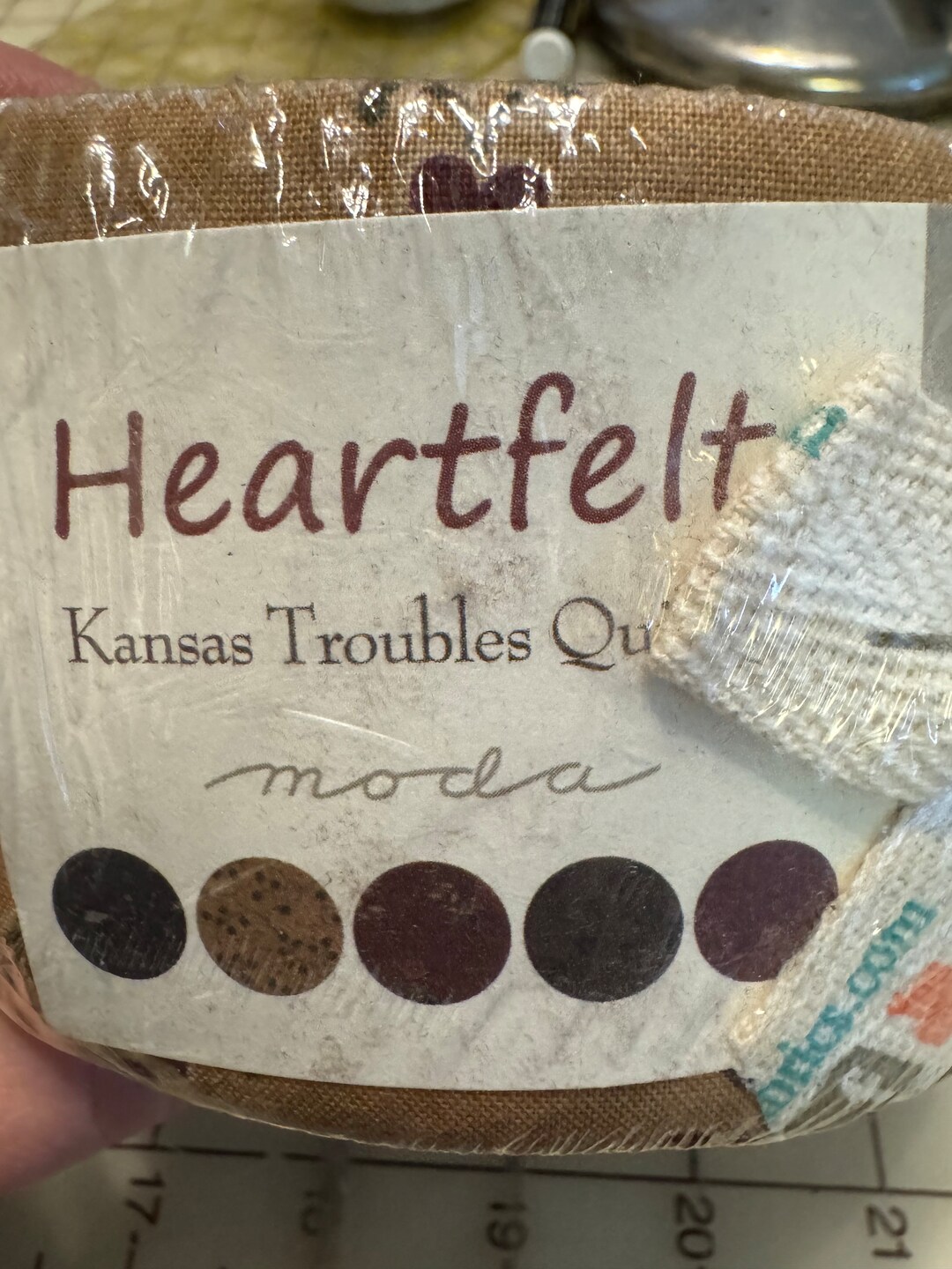 Jelly Roll heartfelt Print by Kansas Troubles Quilters for Moda Fabric ...