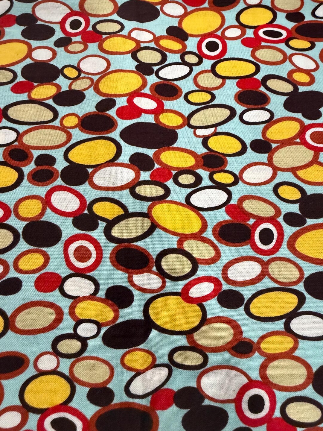 1/2 Yd Vintage Alexander Henry “bangle Dot” Print Cotton Fabric - Etsy